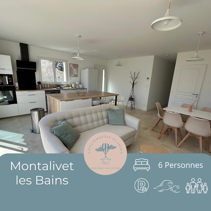 Belle Maison à 2 Pas De L’océan – Surf & Détente - Montalivet les Bains