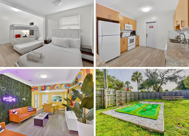 Big Group-friendly • Sleeps 14 + Putting Green - Miami, FL