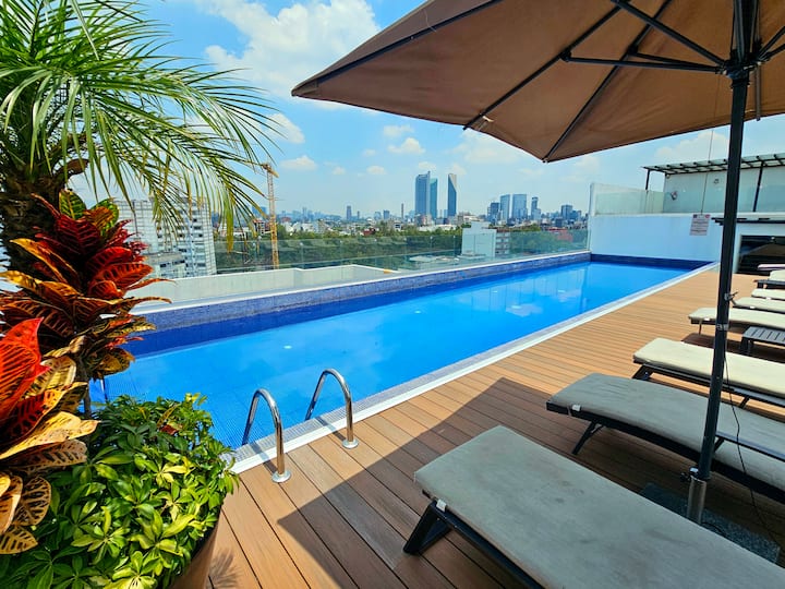 Trendy & Cozy Condesa Apartment With Pool - Mexico City
