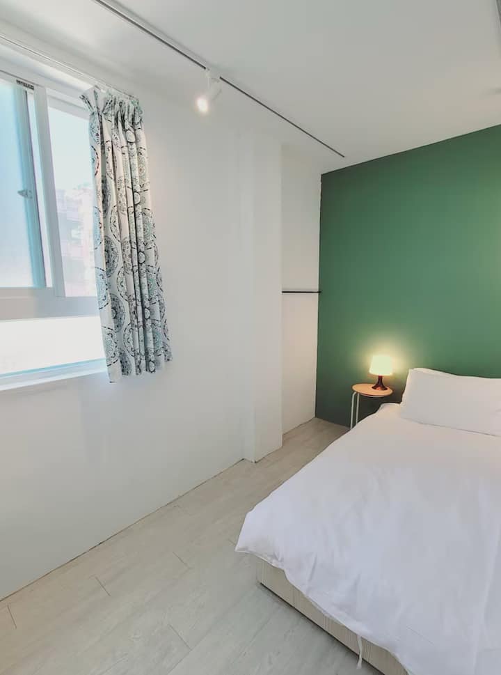 4t2 6 Mins To Mrt Aprt. 1-3ppl台北京站中山捷運/兩房一廳/寧夏夜市月租 - Taiwan