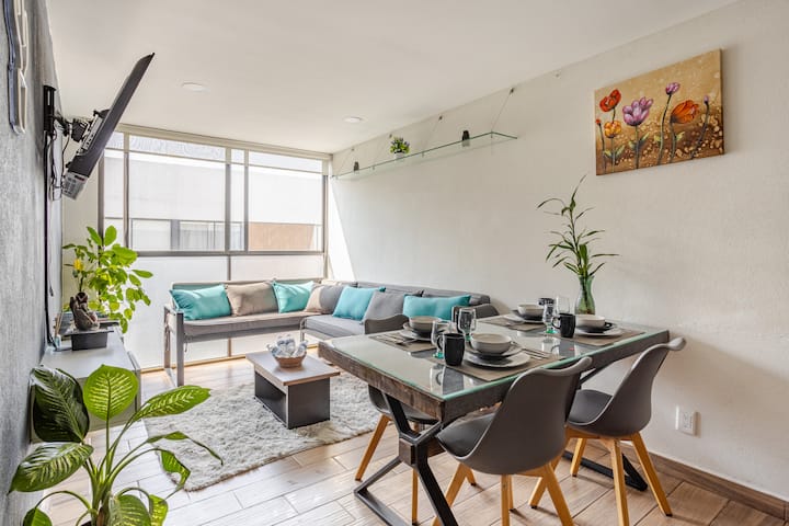 Historic Center Apartment Reforma/buenavista 2br - Morelos