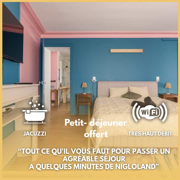 Suite De La Baronne, Jacuzzi, Nigloland, Petit Déj - Dolancourt