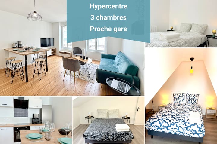 Hypercentre*3 Chambres*proche Château Et Commerces - Châteaubriant