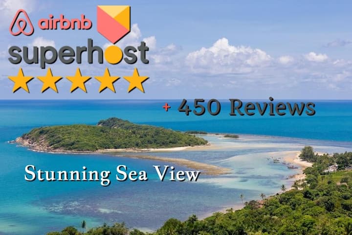 Stunning Seaview/near The Beach - サムイ島