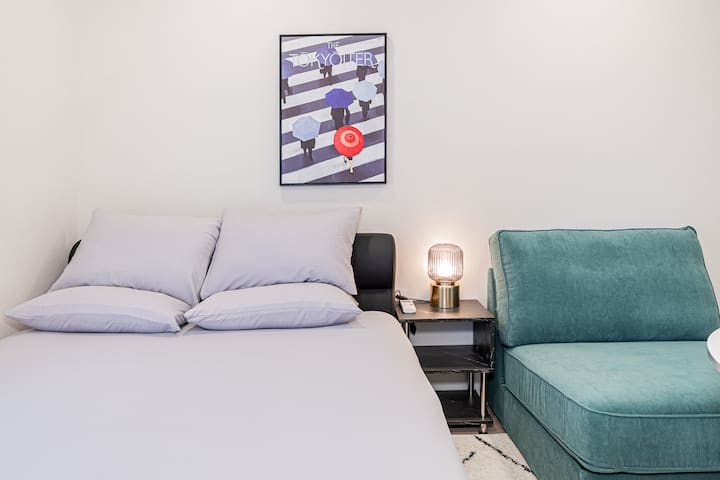 【御徒町401】新房优惠！可2-3人入住/电视/沙发/wifi/厨房/浅草上野商圈/靠近多条交通线 - Ueno