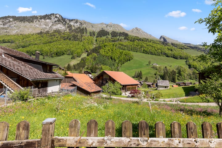 Famille & Nature Dans Chalet Traditionnel - Charmey
