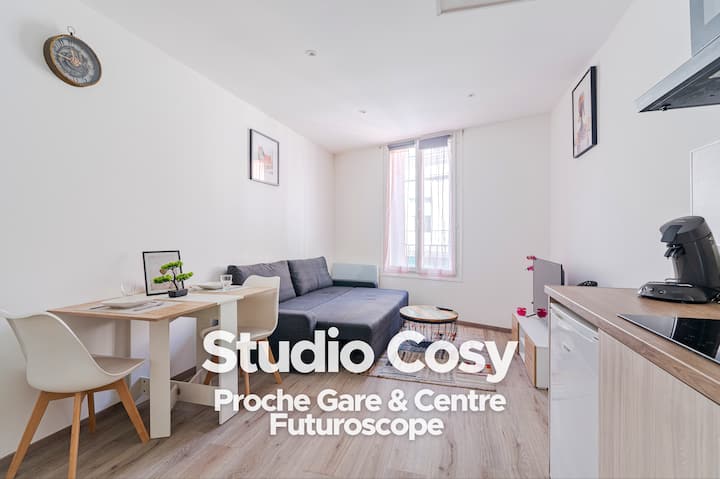 Studio Cosy • Proche Gare & Centre • Futuroscope - Châtellerault