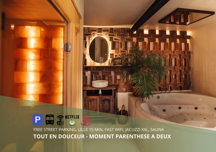 Parenthèse Douce à Lille Croix - Spa Privatif - Roubaix