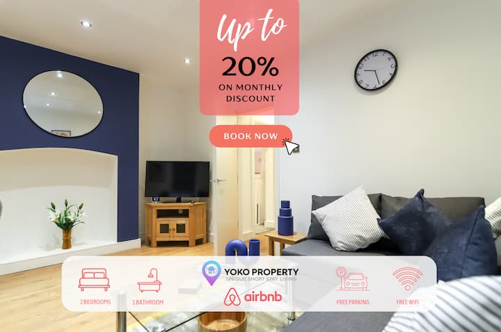 20% Off • Stylish City Centre Flat • Free Parking - Sheffield