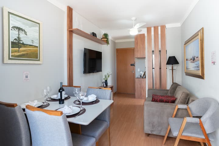 Gleba Novo • Churrasqueira  • Ar • Lava-seca - Londrina