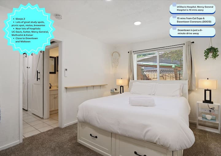 Cozy 1ba/1br Budget Stay In The Heart Of Sac! - West Sacramento, CA