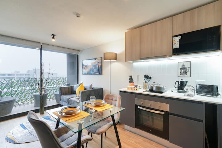 Acogedor Y Céntrico 1d1b Wifi Metro Movistar Arena - Santiago, Chile