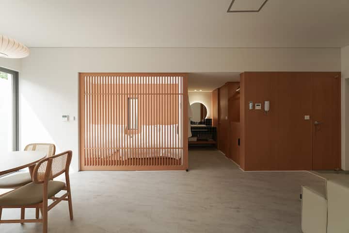 부산 기장 프라이빗 독채 스테이 | House - A동 하늘이 열린 야외 풀 · 무비룸 - 釜山