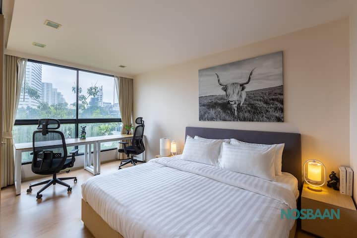 Spacious Apartment With Relaxing Views - Bangkok