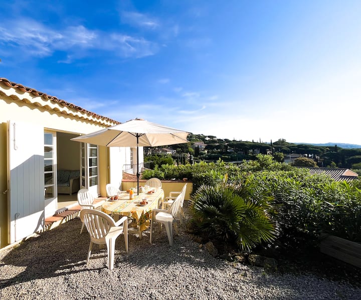 Villa Authentique Jardin Vue Mer - Sainte-Maxime