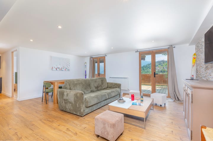 Vue Imprenable Sur Le Mont-blanc Avec Terrasse! - Sallanches