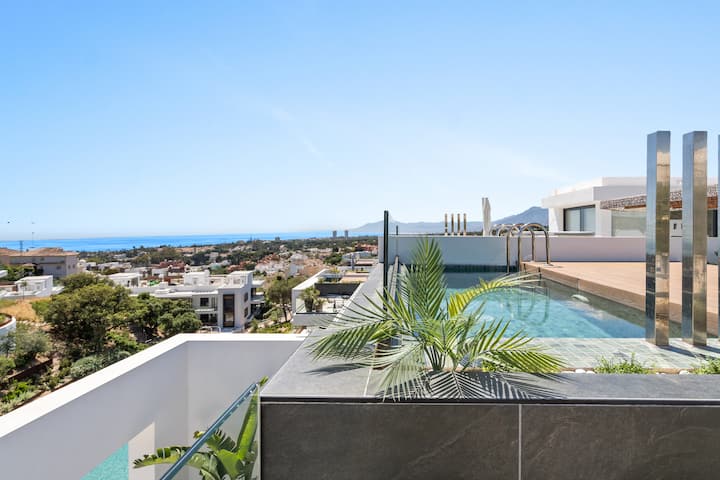 Marbella Dunes Penthouse (Brand New, Wow Rooftop) - Marbella