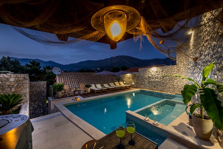 Holiday Home Villa Frane With Privat Swimming Pool - Mlini