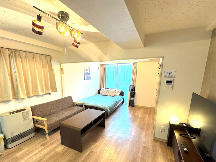 アクセス抜群！新千歳空港までバスで１本！札幌駅まで３駅７分、駅近徒歩２分。清潔で快適な環境をお約束！ - Sapporo