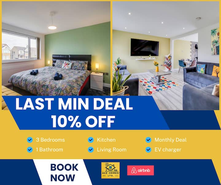 10%off|tonightonly|contractors|free Wifi|sleeps7 - Leeds