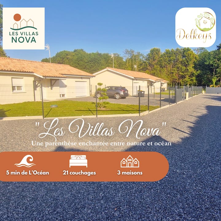 Les Villas Nova - 21 Pers Jardin Proche Océan - Soulac-sur-Mer