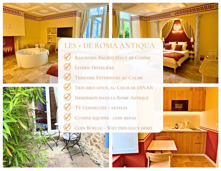 Roma Antiqua - Spa Privatif - Séjour Romantique - Dinan