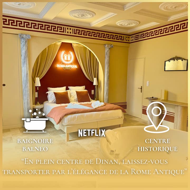 Suite Roma Antiqua - Balnéo - Dinan Plein Centre - Dinan