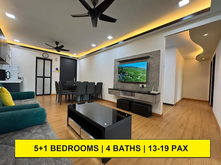 Bukit Bintang 13pax-19pax 5br - Kuala Lumpur