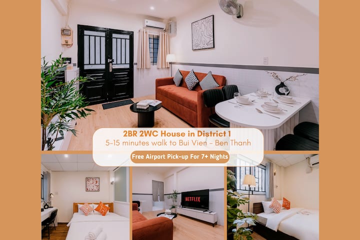 Sale! Nhà Riêng 2 Phòng Ngủ ở Quận 1 Gần Bùi Viện - Ho Chi Minh-stad