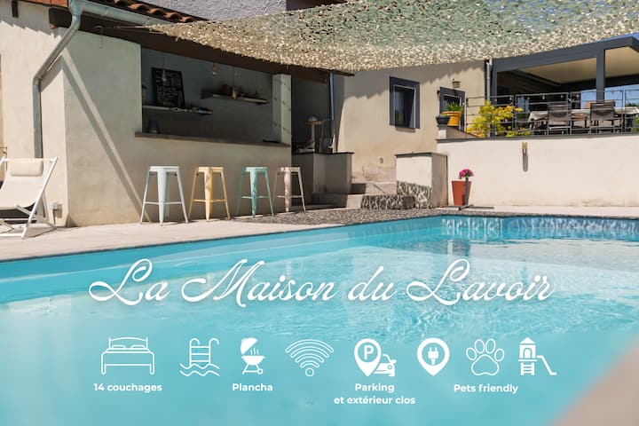 La Maison Du Lavoir Proche Lyon - L'Isle-d'Abeau