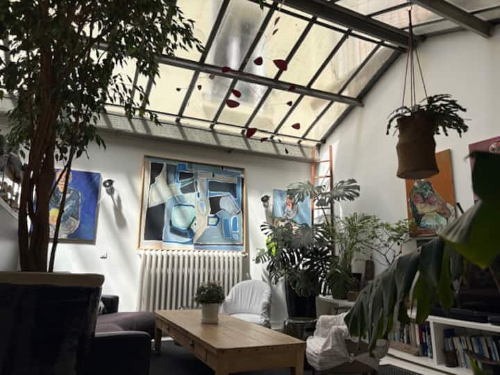 Loft Blanc Verrière 11e 140m2 - Paris