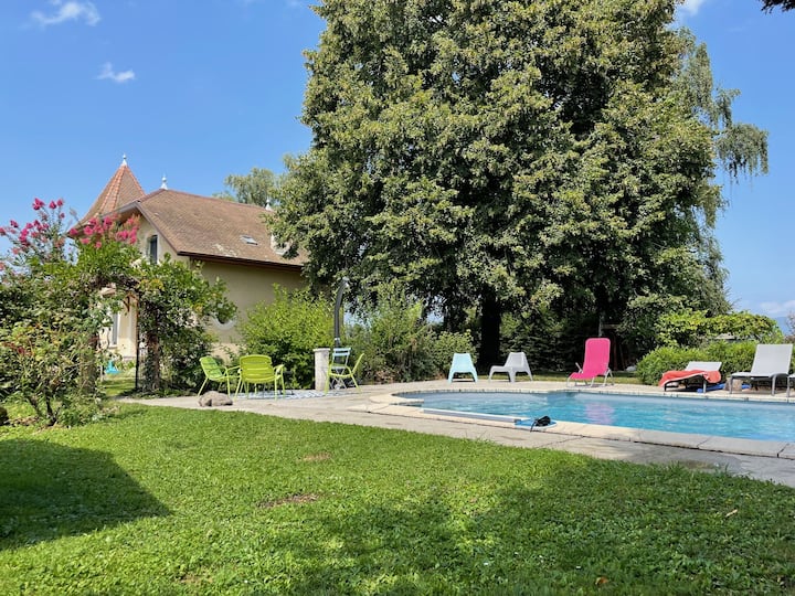 Maison Au Calme Piscine - Morestel