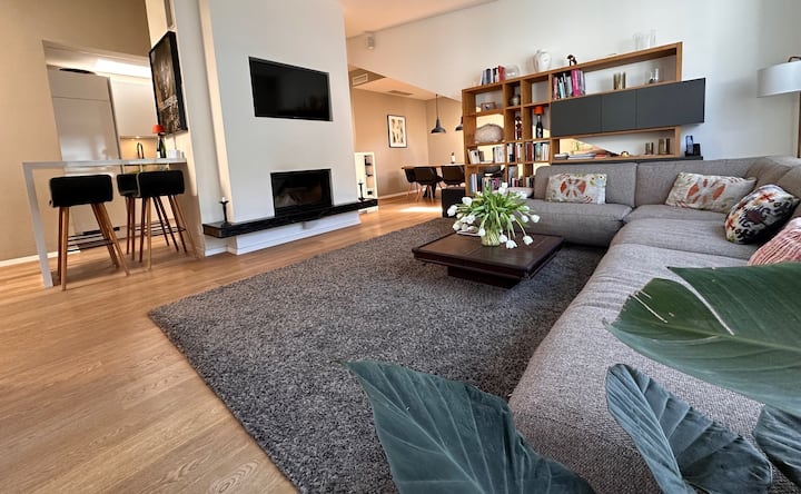 Penthouse Mit Sauna, Dampfbad, Kamin & Terrassen - Vienne