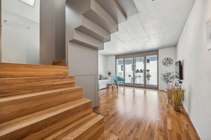 Casa Milla : Duplex Moderne Au Centre + Parking - Canton de Berne