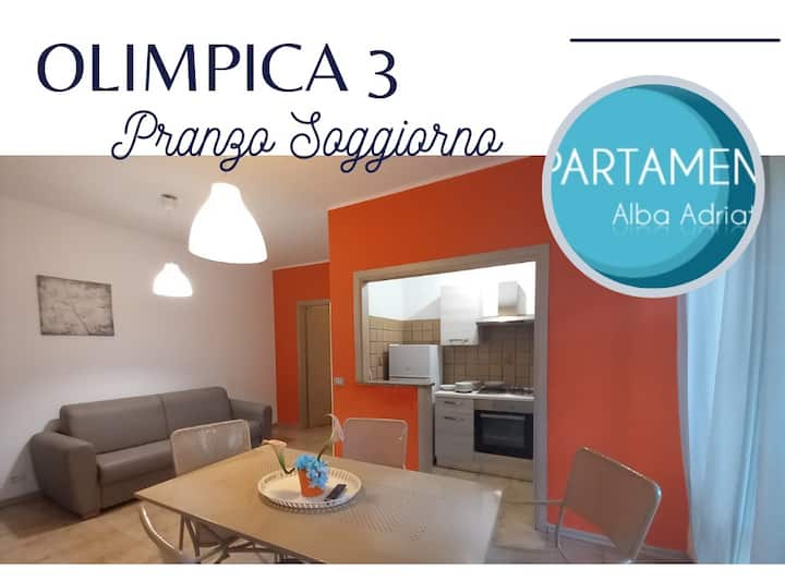 Trilocale Olimpica3 X6 Persone - Alba Adriatica