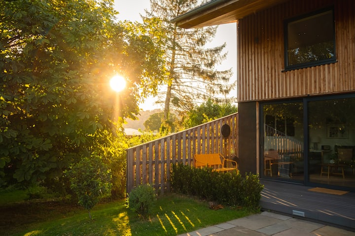 Cynefin Retreats-silver Birch Lodge With Hot Tub - Hay-on-Wye