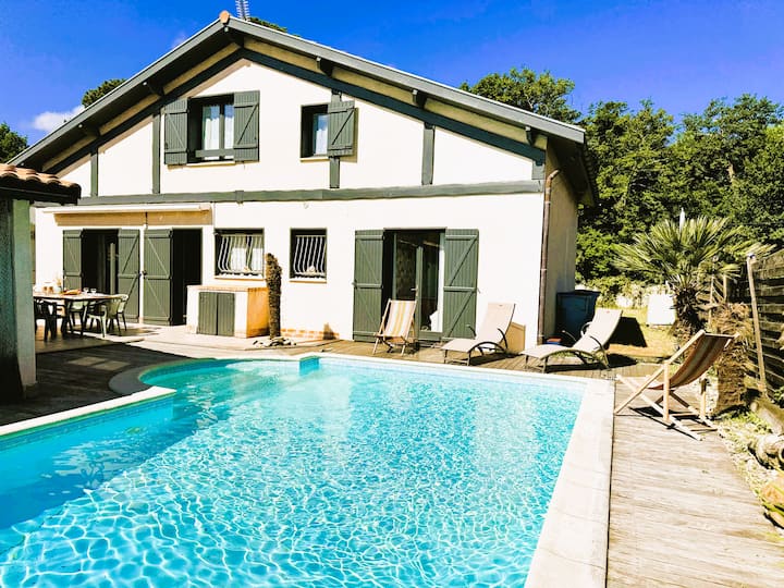 Villa Césarée, Piscine Et Convivialité - Gujan-Mestras