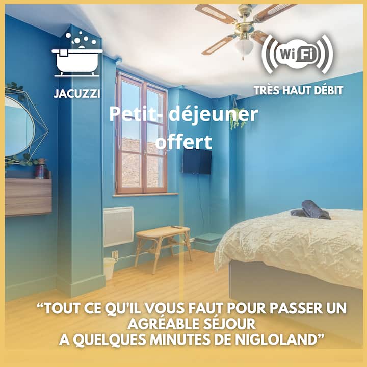 Bleutropical - Petit Dèj', Cocktails, Jacuzzi - Dolancourt
