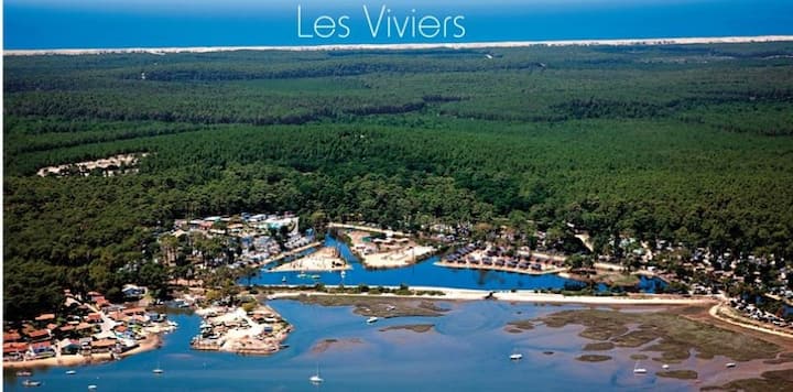 Mobil-home 6/8 Pers Camping 4* Viviers Cap Ferret - Lège-Cap-Ferret