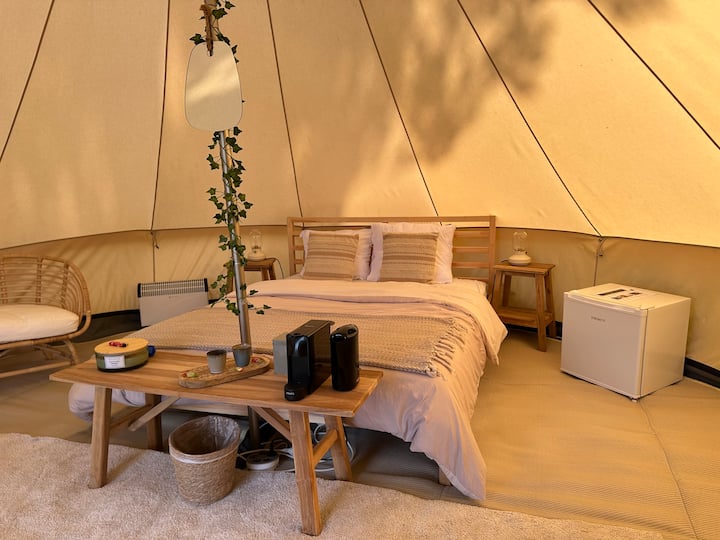 Private Forest Glamping With Hot Tub - Belgium
