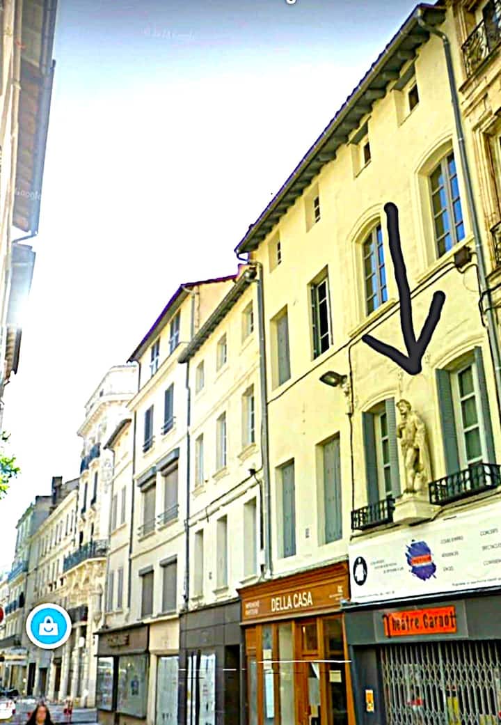 Hyper Calme Grand T3/terrasse-centre Im-rue Jacob - Avignon