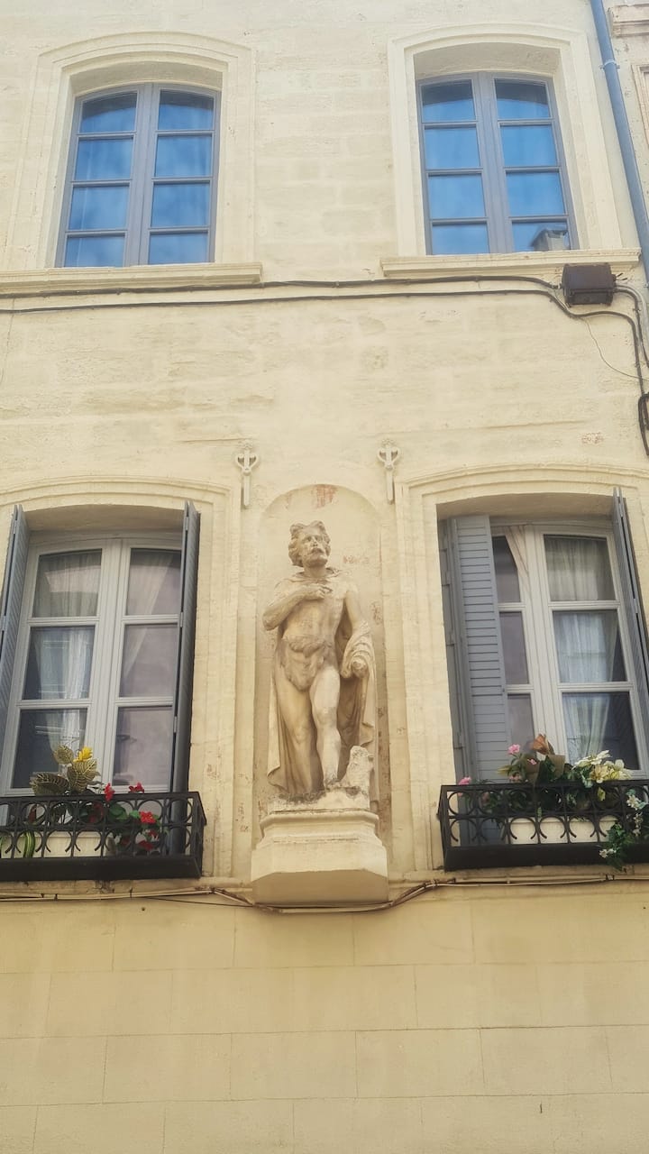 Hyper Calme Grand T3/terrasse-centre Im-rue Jacob - Avignon