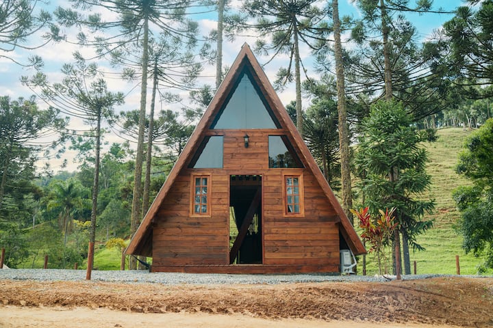 Cabana A-frame Luxuosa - Itaoca