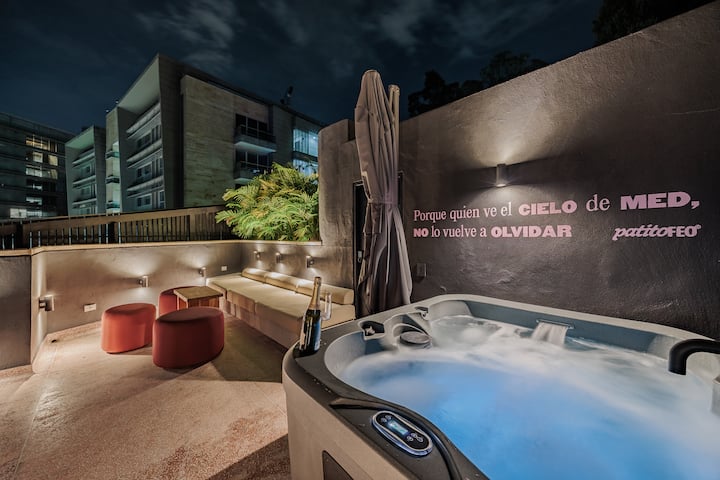 Poblado Gem 2br - Ac - Jacuzzi & Rooftop Terrace - Medellín, Colombia