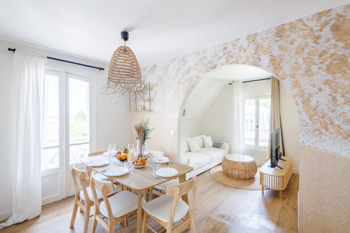 Duplex Design à 3min Plage – 2 Sdb & 3 Couchages - Villers-sur-Mer