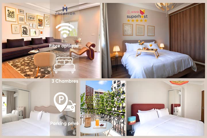 Duplex Familial 3 Chambres – Charme & Tranquillité - Casablanca
