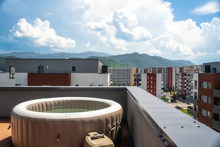Skylark | Vancouver Penthouse Premium With Jacuzzi - Brașov