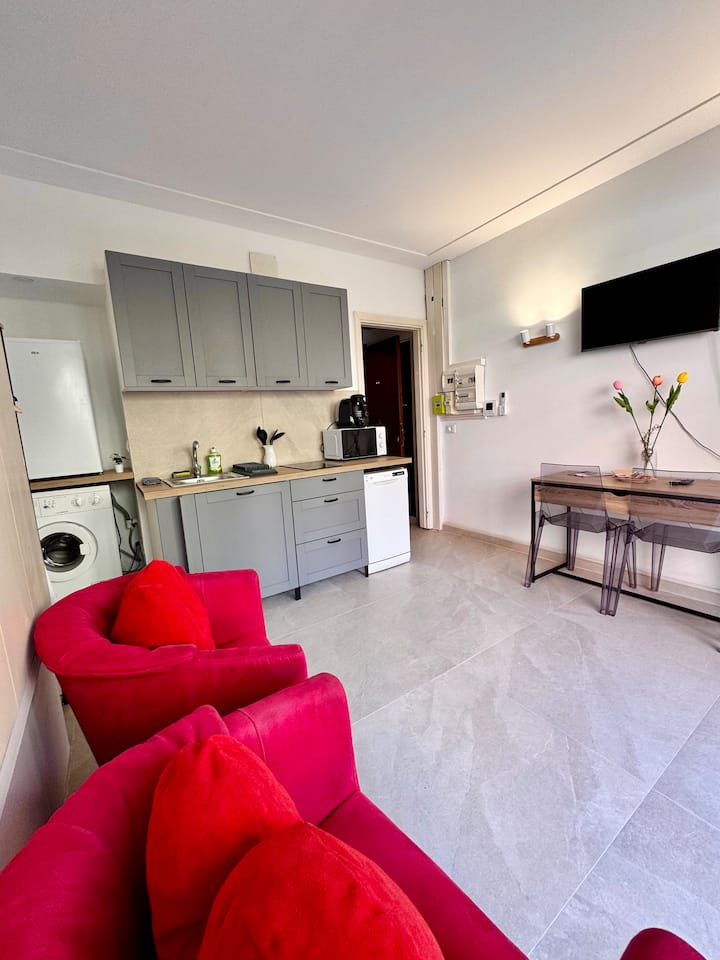 Sunny Studio • Balcony • A/c • Near Beach - Menton