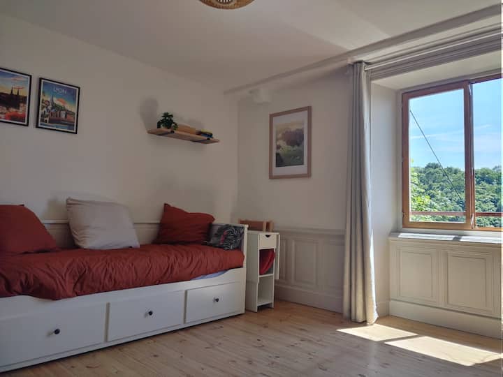 Vue Volcans - Studio De Charme Thiers Centre - Thiers