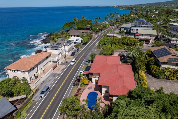 Ocean View Hale Nui | Ac Walk To Beach Sleeps 20 - Hawaii